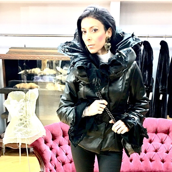 Fontani | Jackets & Coats | Nwt Fontani One Of A Kind Lamb Leather ...